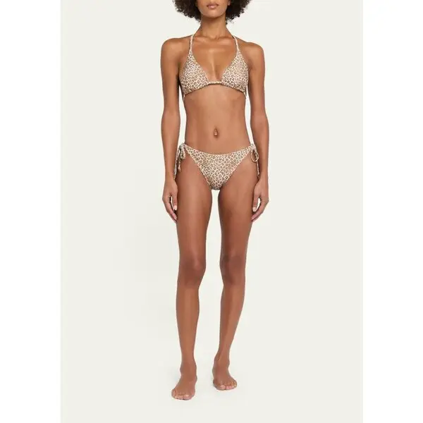Ramy Brook Benni Leopard Bikini Bottoms