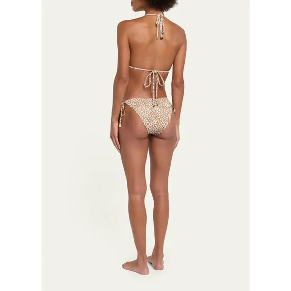 Ramy Brook Benni Leopard Bikini Bottoms