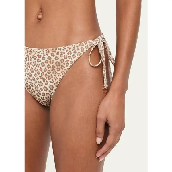 Ramy Brook Benni Leopard Bikini Bottoms