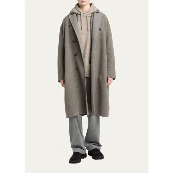 Giorgio Armani Stretch Wool-cashmere Straight-leg Trousers