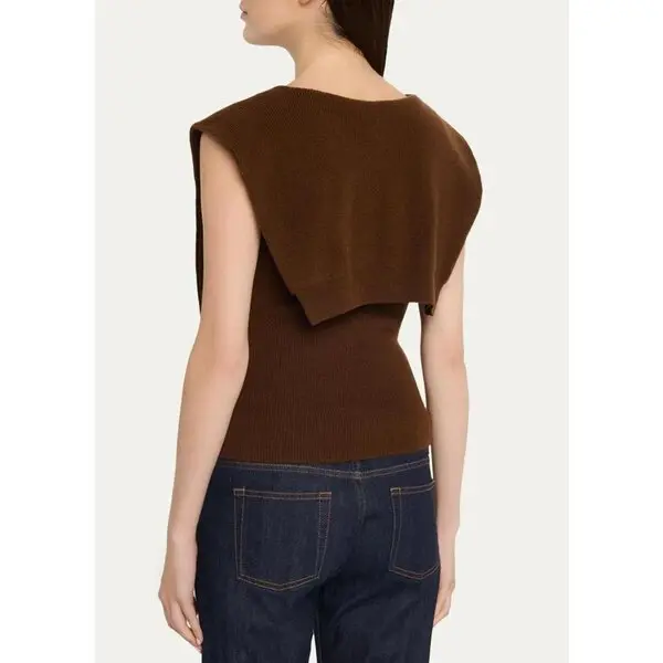Cara Cara Ember Fitted V-neck Combo Top