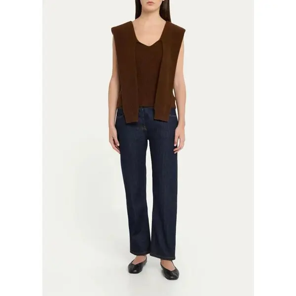 Cara Cara Ember Fitted V-neck Combo Top