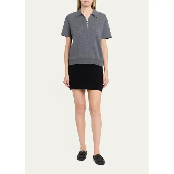 Miu Miu Flannel Penny Loafers