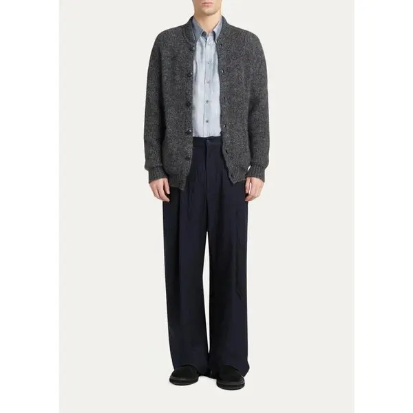 Giorgio Armani Rib-knit Mohair-blend Cardigan