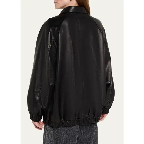 Brunello Cucinelli Leather Zip-front Jacket