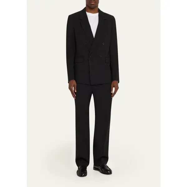 FRAME Tropical Wool Double-breasted Blazer