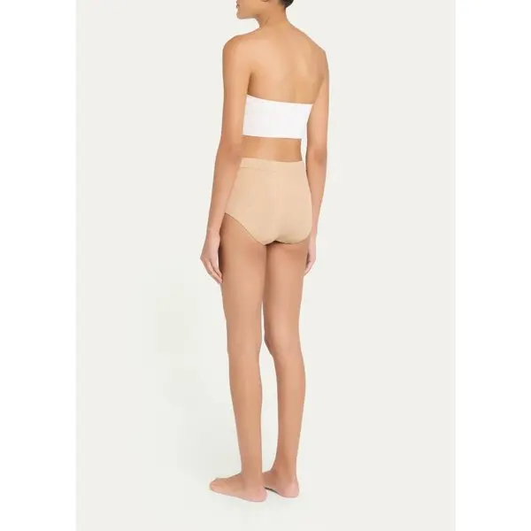 Ramy Brook Danice Metallic High-waist Bikini Bottoms