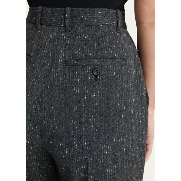 Alexander McQueen High-rise Pinstripe Straight-leg Trousers