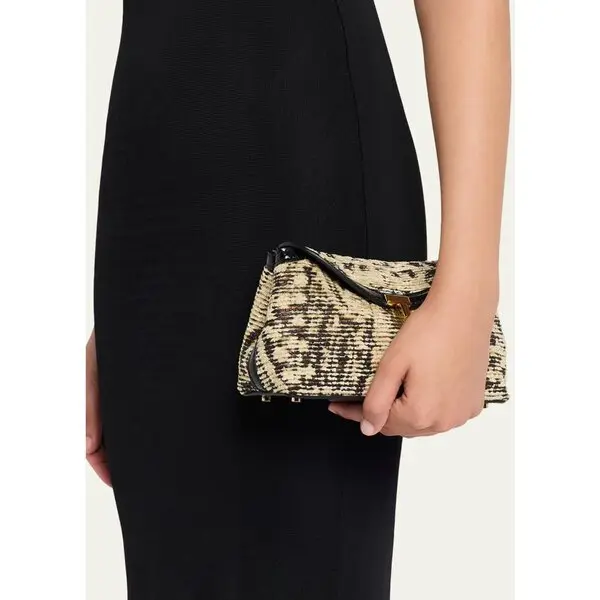 TOTEME T-lock Mini Paisley Clutch