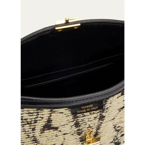 TOTEME T-lock Mini Paisley Clutch