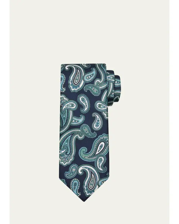 Brioni Paisley Silk Tie