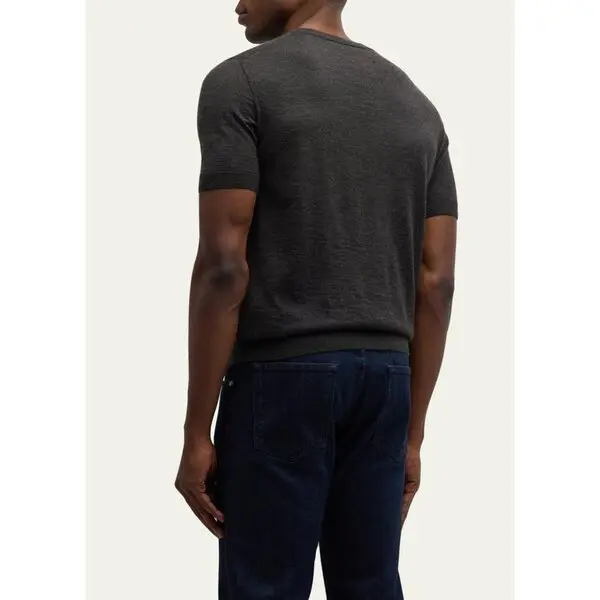 Brioni Cashmere-silk Crewneck Sweater - Gray