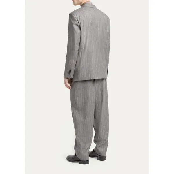 Giorgio Armani Wool Pinstripe Oversized Double-breasted Suit