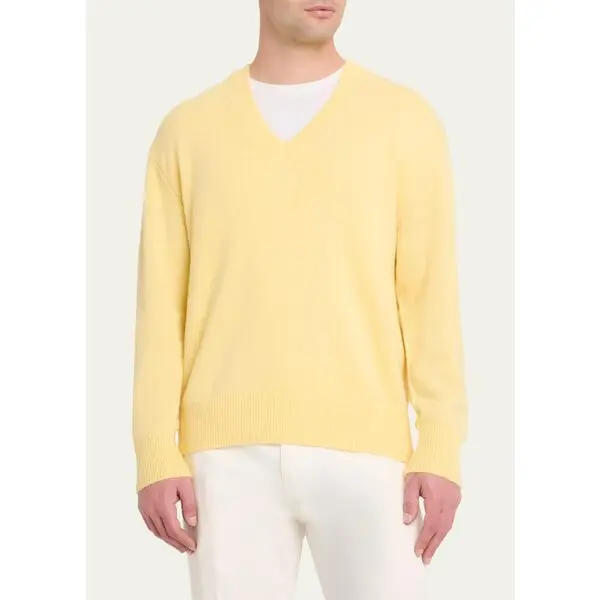 Officine Générale V-neck Wool Sweater