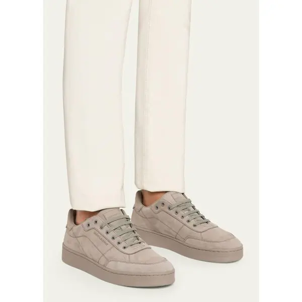 Saint Laurent Sl61 Suede Low-top Sneakers
