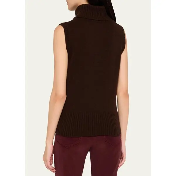 Veronica Beard Mazzy Cashmere Turtleneck Tank