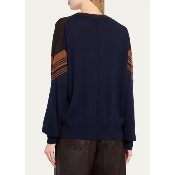 A.L.C. Nicole Chevron Wool Sweater