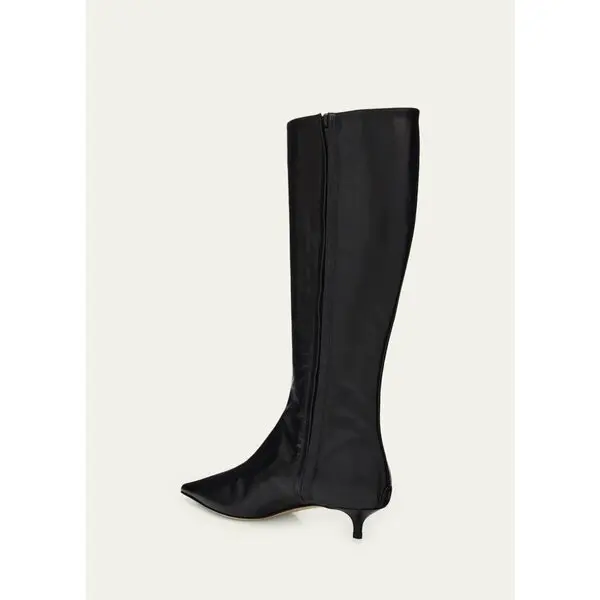 JIMMY CHOO 35mm Amis Shiny Leather Knee-high Boots