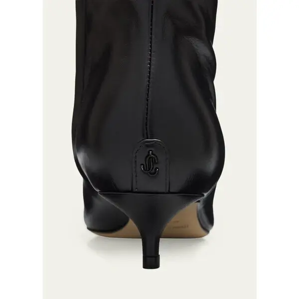 JIMMY CHOO 35mm Amis Shiny Leather Knee-high Boots