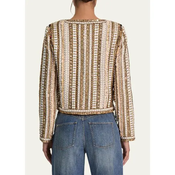 Alice + Olivia Kidman Embellished Jacket