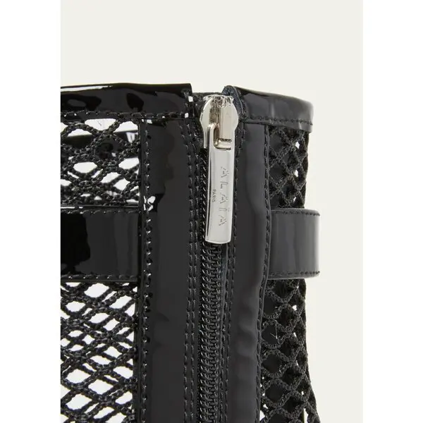 Alaïa 55mm Fishnet Ankle Booties