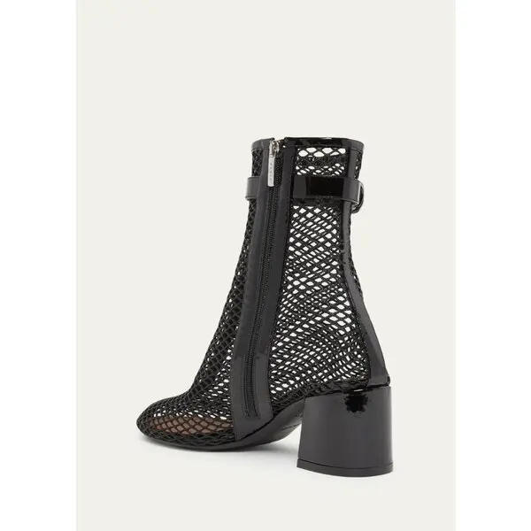 Alaïa 55mm Fishnet Ankle Booties