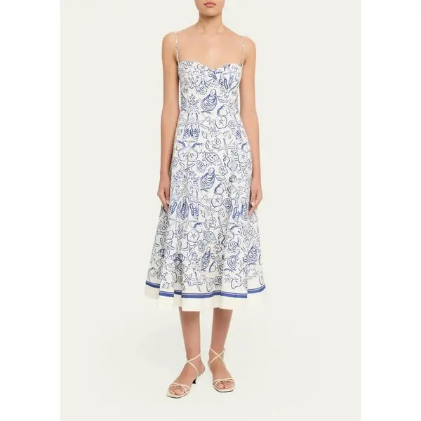 Simkhai Analise Bustier Midi Dress