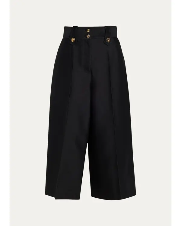 Zimmermann Valiant Wool-silk Culottes