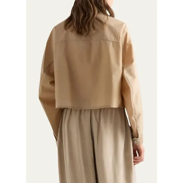 Prada Washed Re-nylon Jacket - Camel