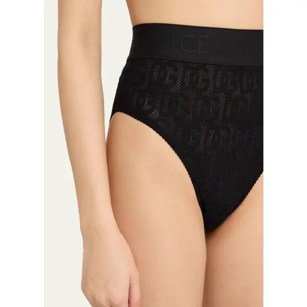 Dolce & Gabbana Logo Tulle High-rise Briefs