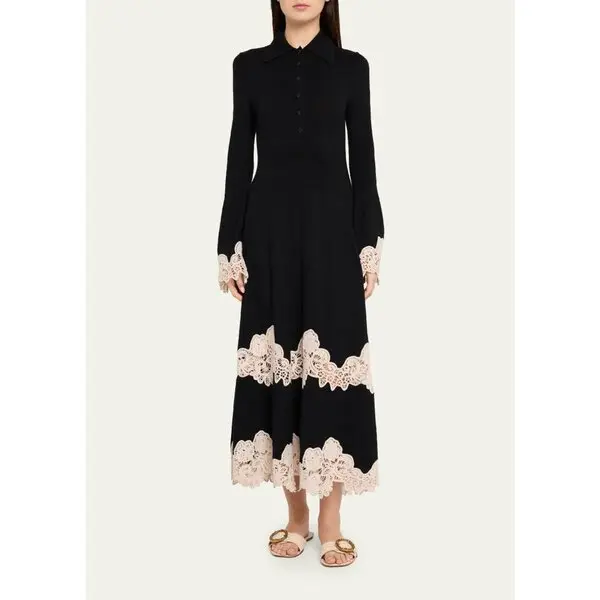 Zimmermann Valiant Merino Lace Maxi Dress