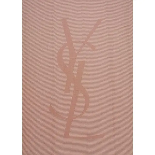 Saint Laurent Cassandre Cashmere & Silk Etamine Scarf