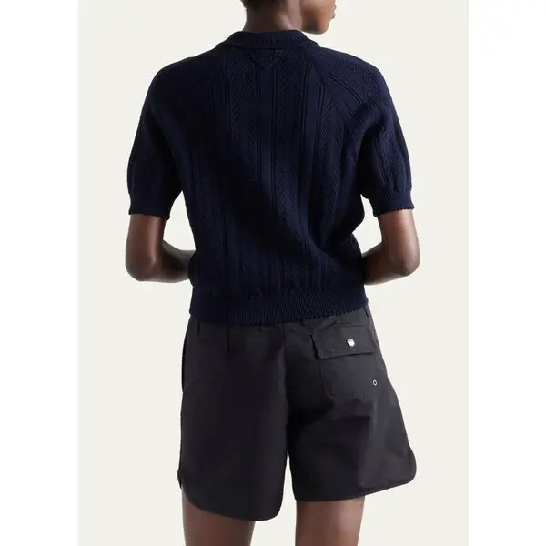Prada Cotton Short-sleeve Polo Shirt