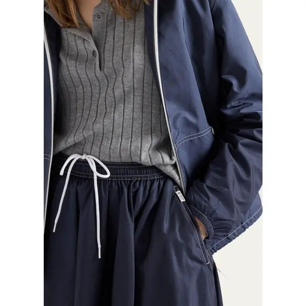 Prada Re-nylon Full Midi Skirt