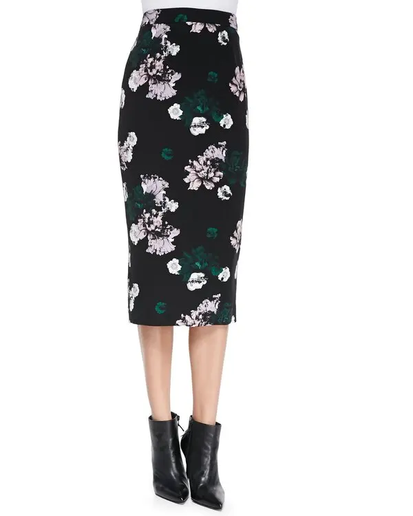 ALEMAIS Mona Floral Hemp Halter Mini Dress