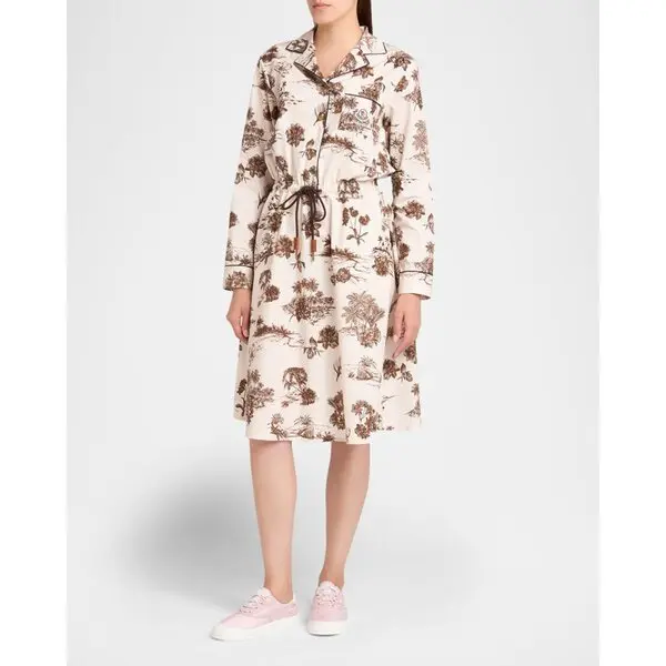 Moncler Floral- Shirtdress