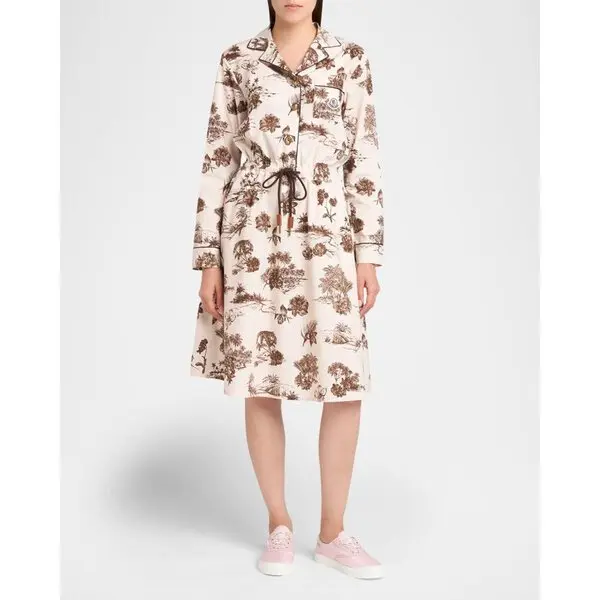 Moncler Floral- Shirtdress