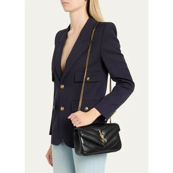 Saint Laurent Loulou Quilted Leather Shoulder Bag
