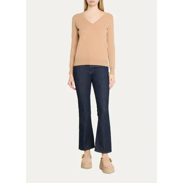 Chloé 75mm Nama Suede Platform Clogs - Sand