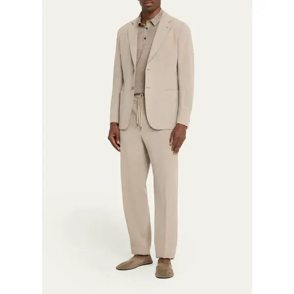 Giorgio Armani Linen Drawstring Pants