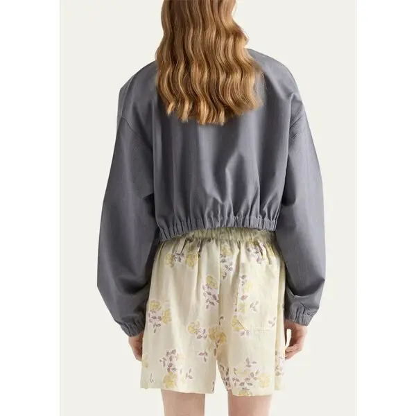 Prada Light Mohair Blouson Jacket - Gris