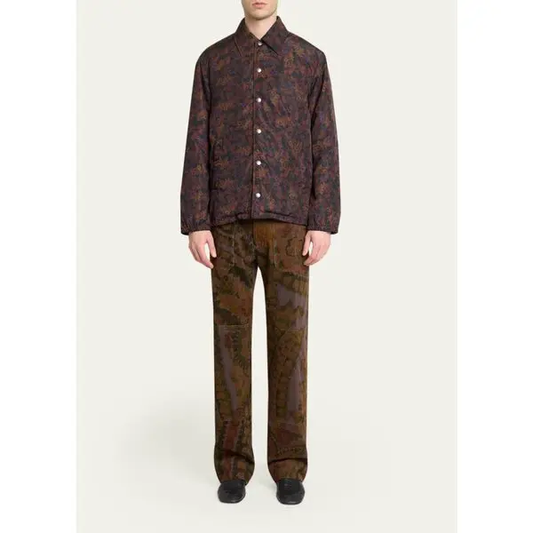 Dries Van Noten Floral Bomber Jacket