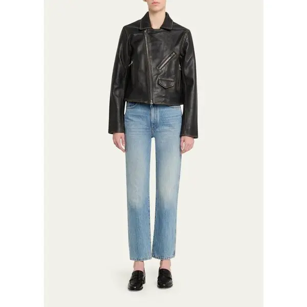 Officine Générale Coco Perfecto Leather Jacket