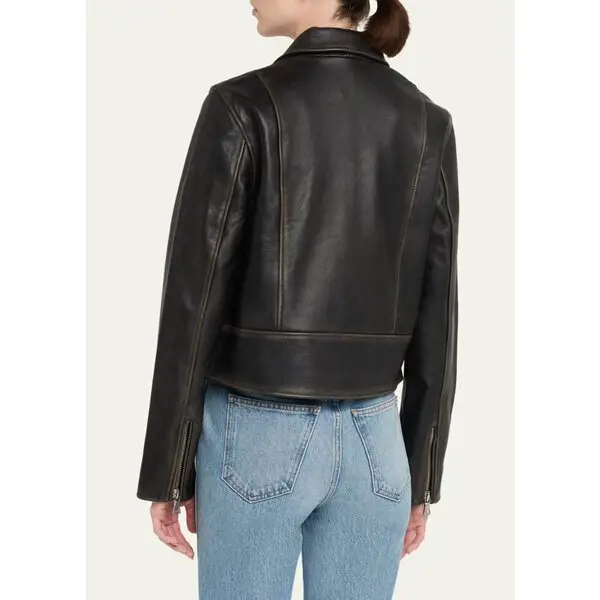 Officine Générale Coco Perfecto Leather Jacket