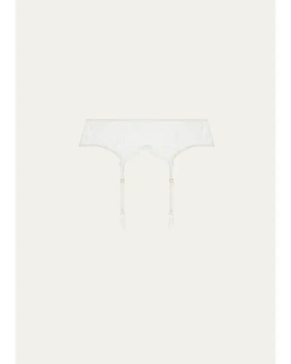 Lise Charmel Sublime Organza Embroidered Lace Suspender Belt