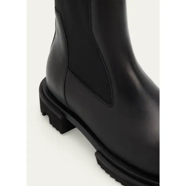 Rick Owens Beatle Gabe Leather Chelsea Boots - Black