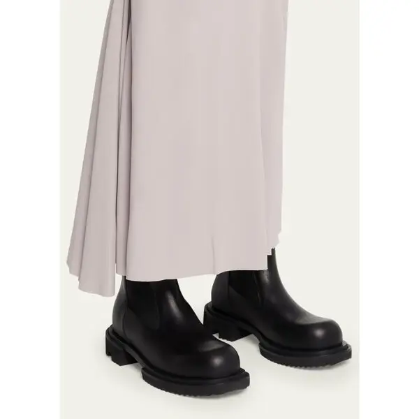 Rick Owens Beatle Gabe Leather Chelsea Boots - Black