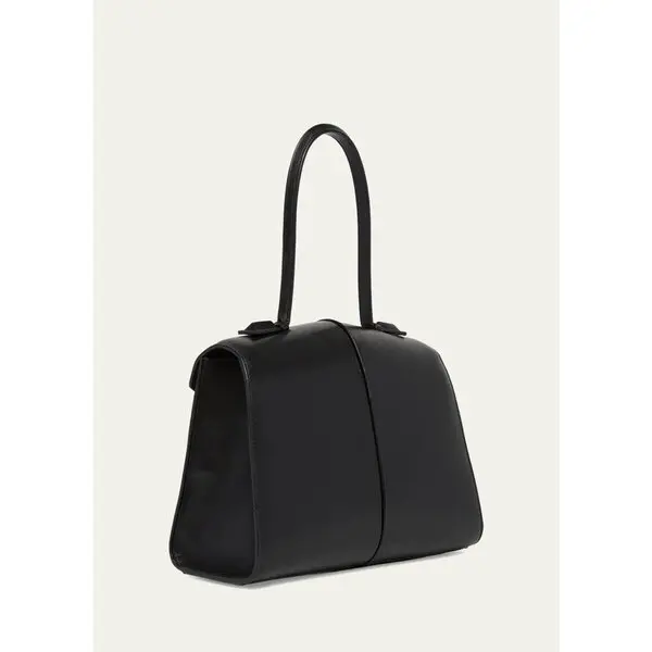 JIL SANDER Linea Leather Top-handle Bag - Black
