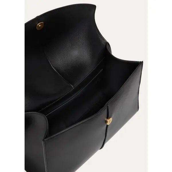 JIL SANDER Linea Leather Top-handle Bag - Black