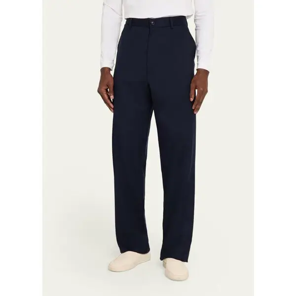 Giorgio Armani Cashmere Straight-leg Tailored Pants